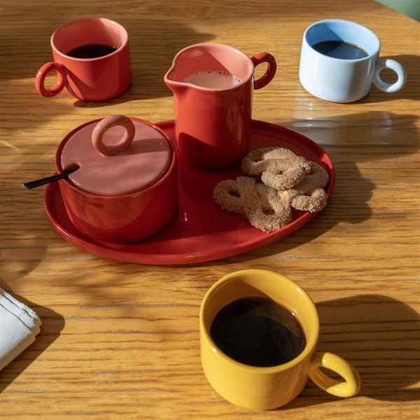 KLEVERING-Sugar pot chiquito red - Frenchbazaar