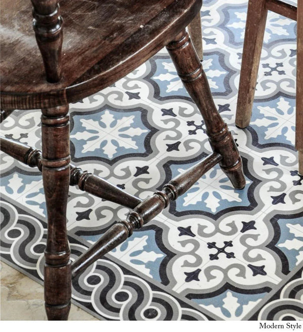 BEIJA FLOR Vinyl Rug- Mountain Classic Brown - Frenchbazaar