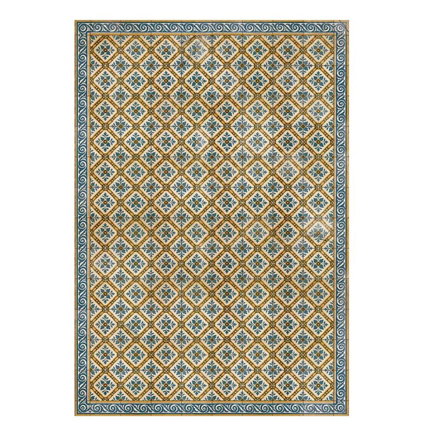 BEIJA FLOR Vinyl Rug- Charlotte - Frenchbazaar