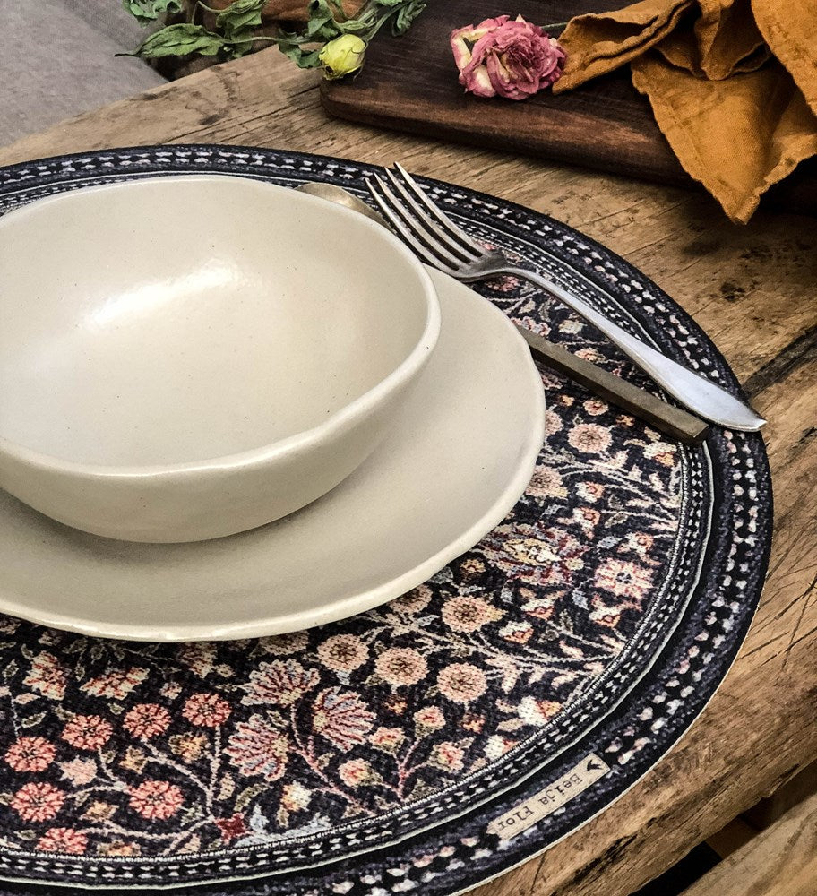 BEIJA FLOR - Placemat Bohemian Spring Round Placemat