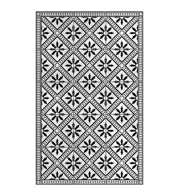 BEIJA FLOR Vinyl Rug- Snow Concrete - Frenchbazaar